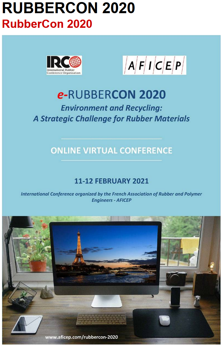 RubberCon 2020 | Groupe Français d’Etudes et d’Applications des Polymères
